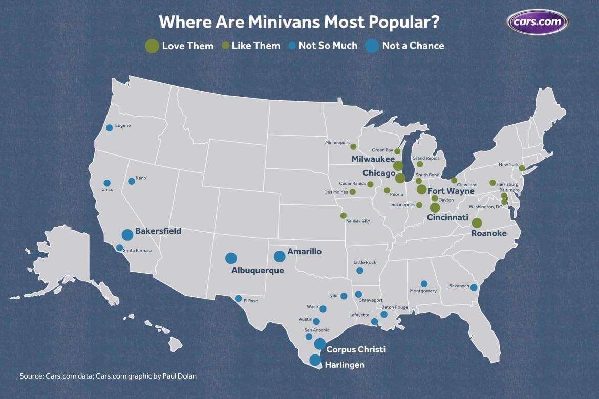 Which City Is the Minivan Capital of the U.S.? | Cars.com