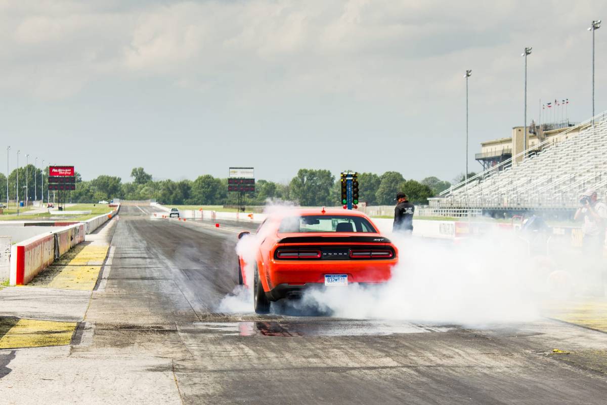 Hell Yes: Dodge Challenger SRT Demon Burnout Gallery | Cars.com