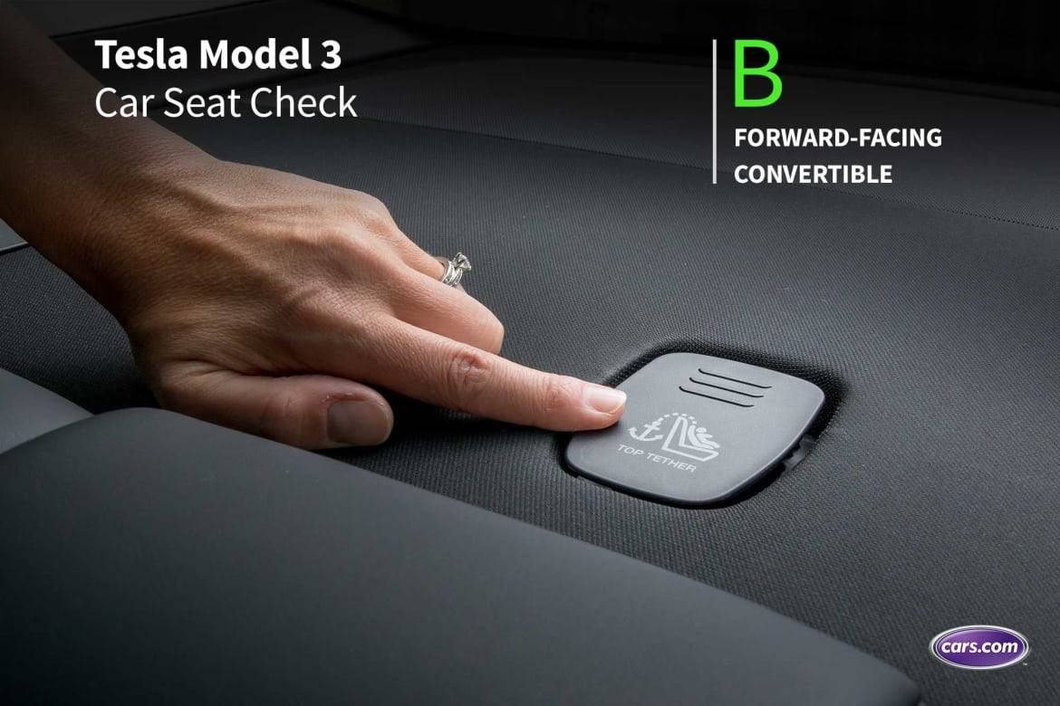 How Do Car Seats Fit in a 2018 Tesla Model 3? | Cars.com